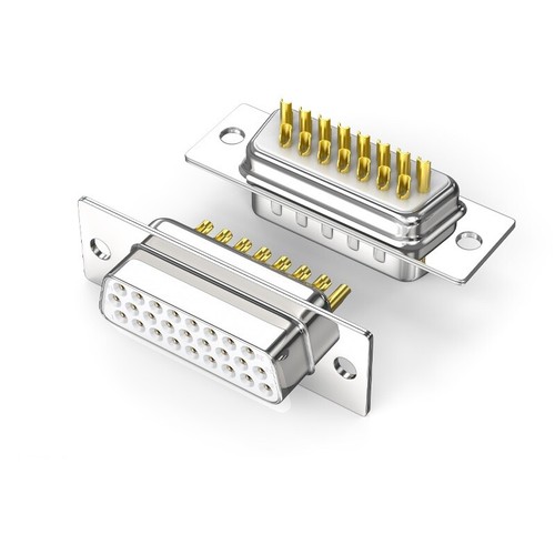 5pcs DB26 Male Female D-SUB 3 Rows 26pin Gold-plated Connector DIY ...