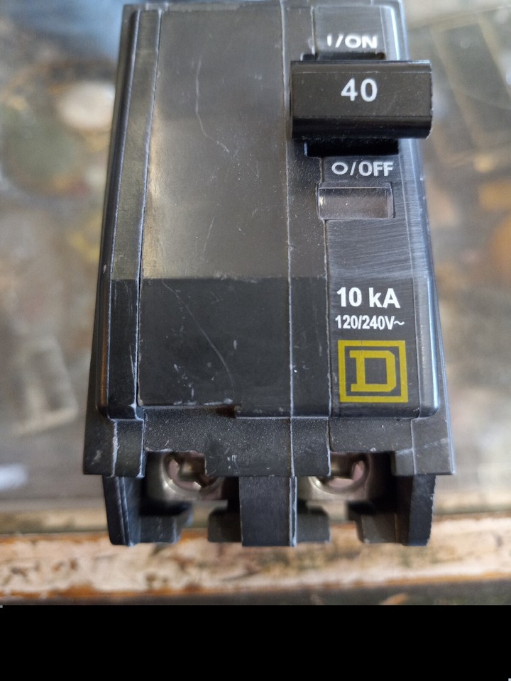 Square D QO240 DP-4075 2P 1PH 40A 10kA @ 120V Thermal Magnetic Circuit ...