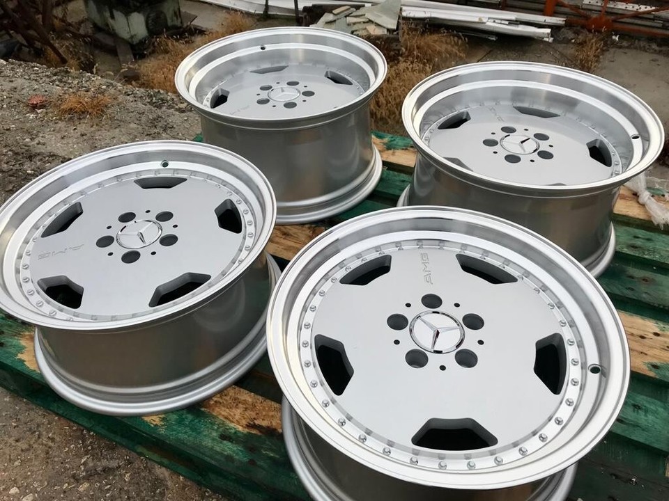 Mercedes Benz AMG Monoblock Wheels Rims Aero 3 Style 17"x8 | 4 | Full ...