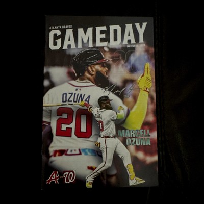 2025 Atlanta Braves GameDay Program Washington Nationals Ozuna May 12 ...