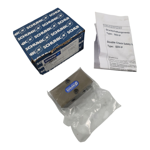 SCHUNK 403130 Pressure Maintenance Valve SDV-P04 | eBay