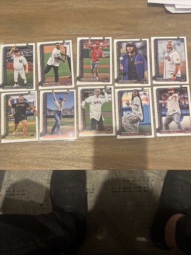 2025 Topps Series 1 First Pitch Complete Insert Set FP1-FP10 | eBay