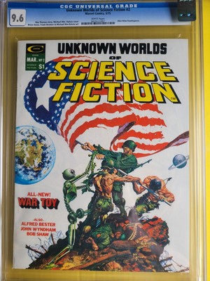 UNKNOWN WORLDS OF SCIENCE FICTION # 2 CGC 9.6 MARVEL BRONZE MAGAZINE ...