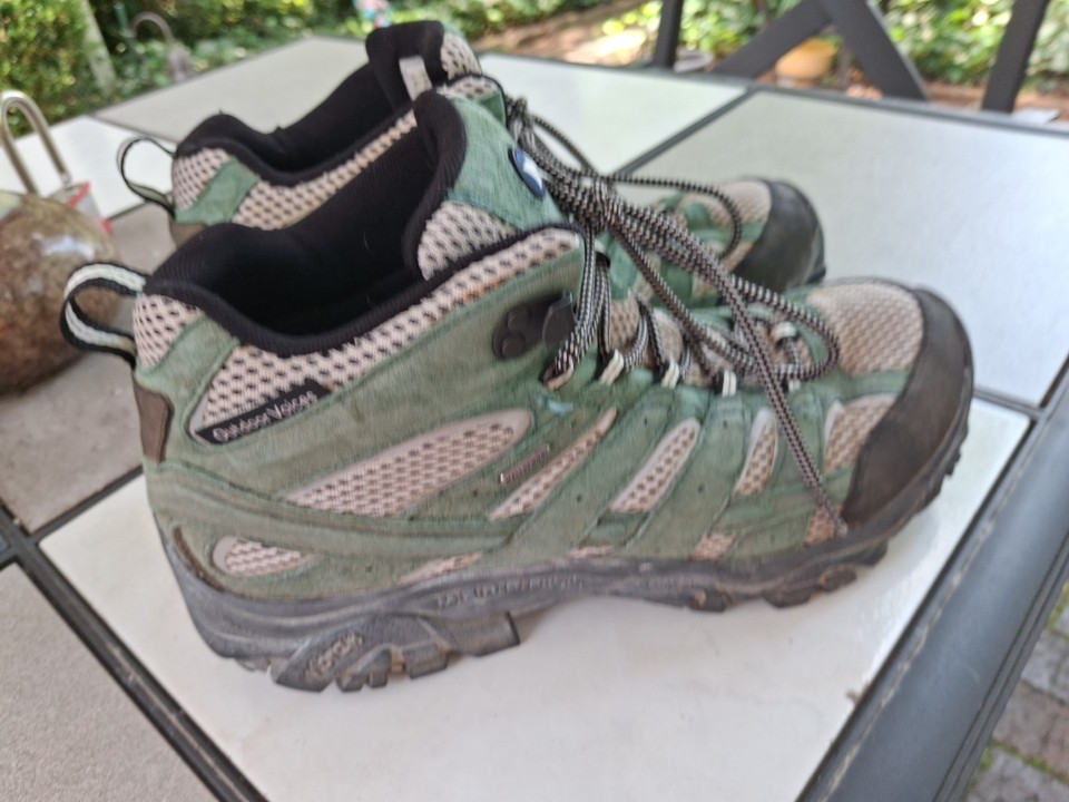 Men's Merrill Moab Outdoor Voices, Hiking Boots, J5001201, Green, Size ...