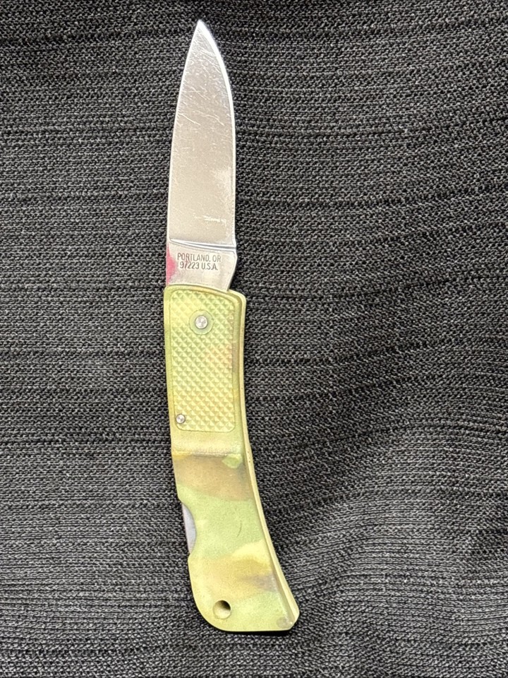 Gerber Small Camo Handle Lockback Folding Pocket Knife USA Blade ...