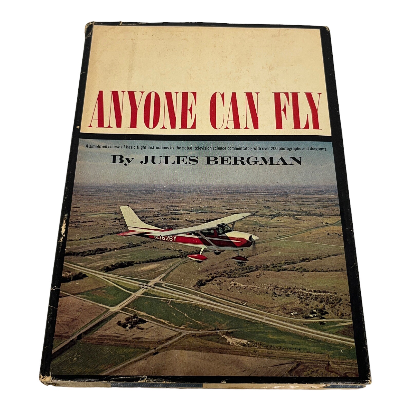 Anyone Can Fly Bergman 1964 book w/ DUST jacket simplified course of ...