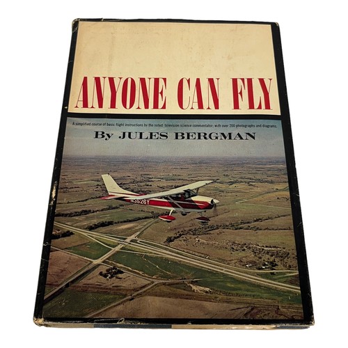 Anyone Can Fly Bergman 1964 book w/ DUST jacket simplified course of ...