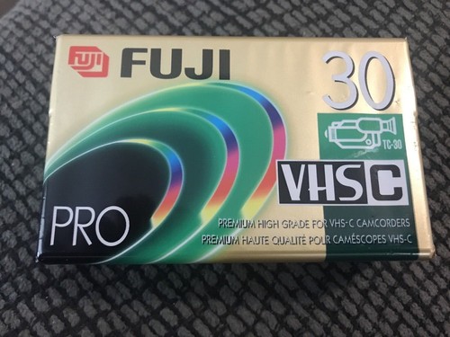 Fuji Film Pro VHS-C TC-30 Camcorder Tape Blank | eBay