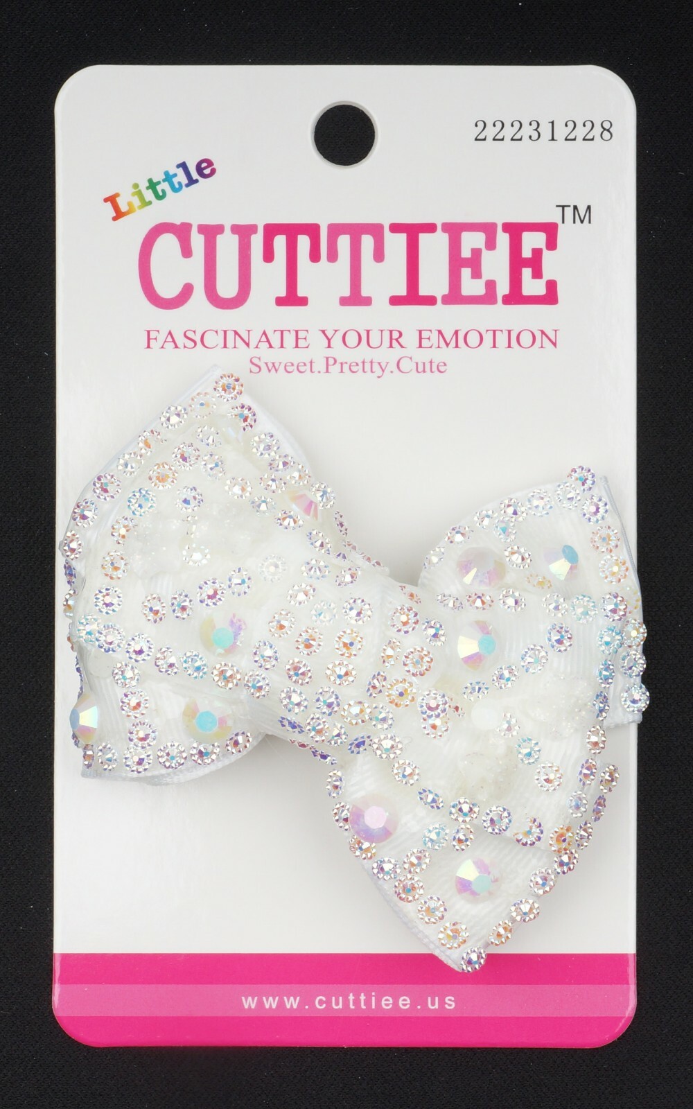 Little Cuttiee #1228 Hair Clip Medium Bowtie (3.25in) Fancy & Cute | eBay