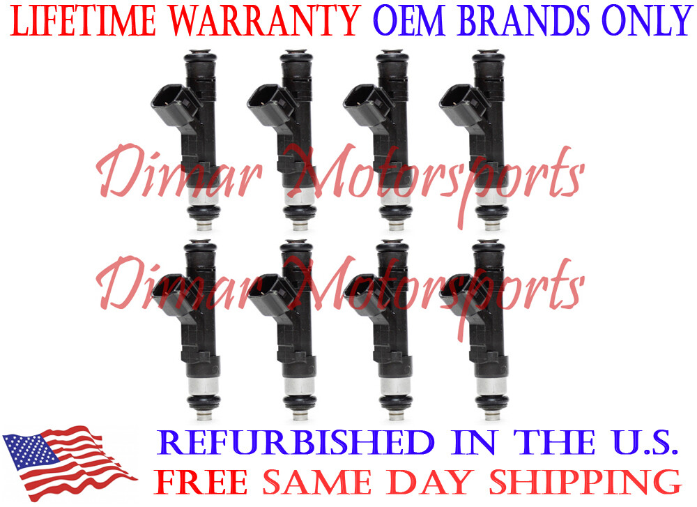 Lifetime Warranty - Genuine BOSCH Fuel Injector Set of 8 - 0280158001 ...
