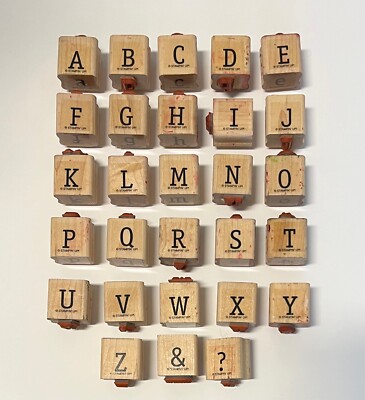 ***LETTERS*** Stampin' Up! TICKER TAPE ALPHABET Stamp Set | eBay