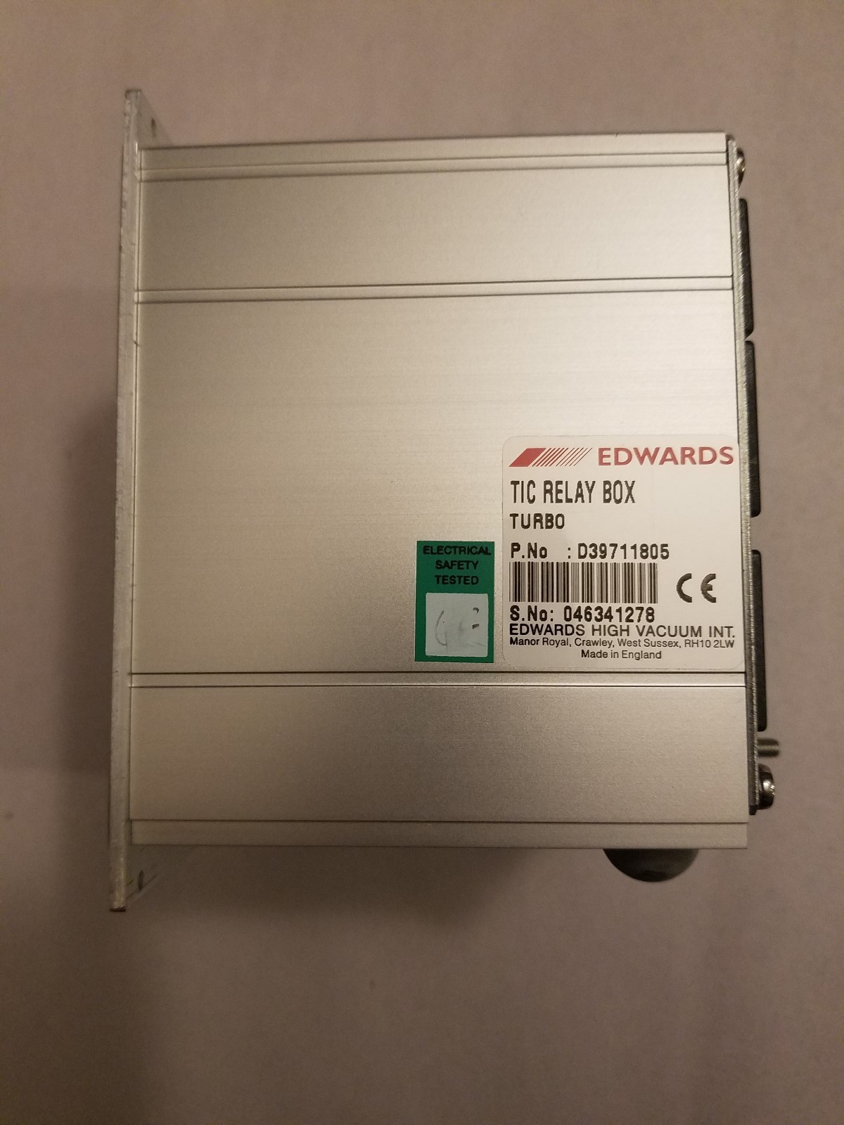 Edwards High Vacuum TIC Relay Box PN D39711805 for sale online | eBay