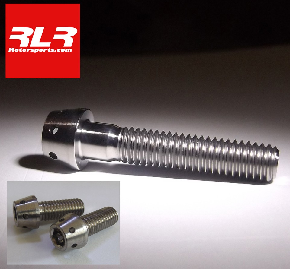 Titanium bolt cap head taper motorsport Drilled M6x20mm | eBay