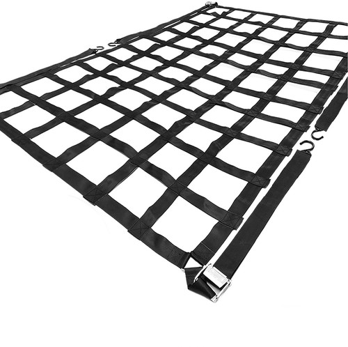 66"x 50" Universal Heavy Duty Cargo Net Webbing Fit Truck Bed Utility ...