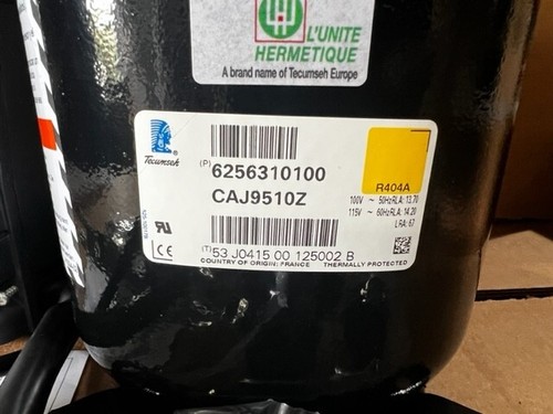 Tecumseh Compressor CAJ9510Z 1.25 HP R404 115V MBP | eBay