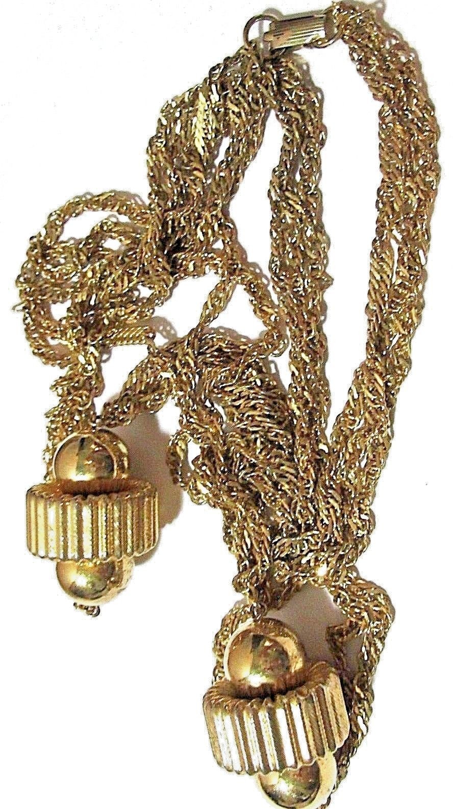 TRIPLE ROPE CHAIN MULTI-STRAND AND LARGE FLUTED BALL … - Gem