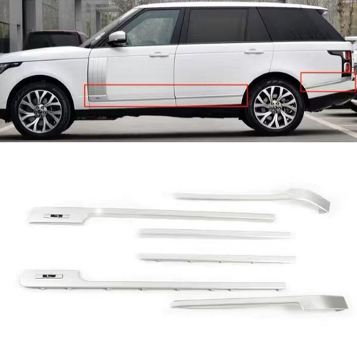 6Pcs Silver Body Trim Strip Kit For LWB Long Wheel Range Rover L405 ...
