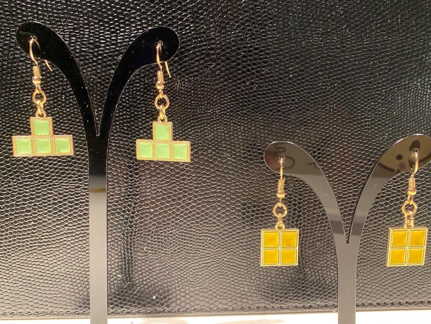 Tetris Dangle Earrings, Puzzles Earrings, Cool Game Earring, Unique ...
