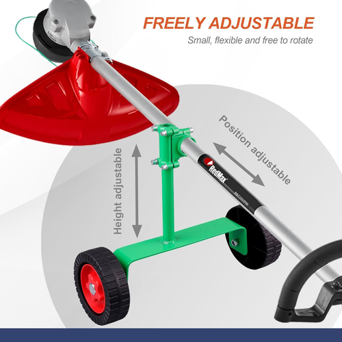 Adjustable String Trimmer Support Wheel Attachment 26mm(1 inch) and ...