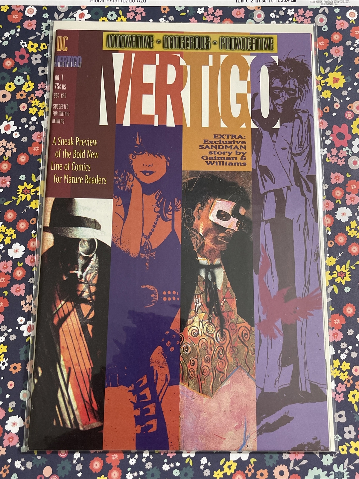 DC VERTIGO PREVIEW #1 EXCLUSIVE SANDMAN NEIL GAIMAN KENT WILLIAMS DEATH ...