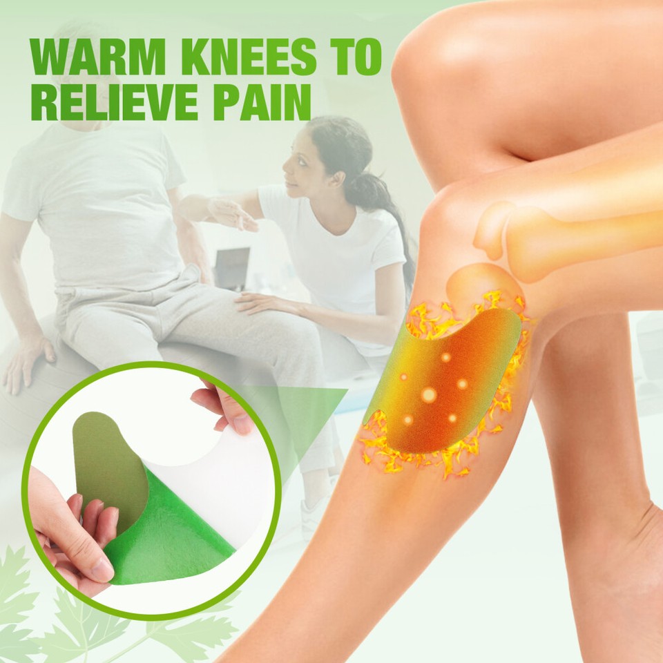 Wormwood Knee Pain Relief Patches Herbal Plaster Joint Ache Knee Pain ...