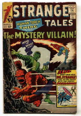 STRANGE TALES #127 comic book-HUMAN TORCH-THING-DR. STRANGE-1964 | eBay