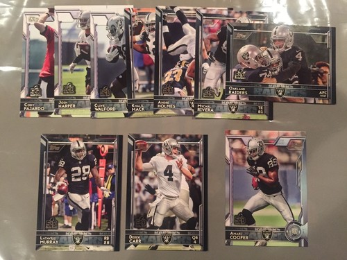 2015 Limited Release Super Bowl 50 Logo Topps Football Card Team Set ...