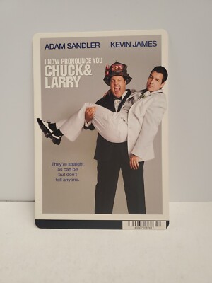 I Know Pronounce You Chuck & Larry BLOCKBUSTER DVD BACKER CARD ONLY 5.5 ...
