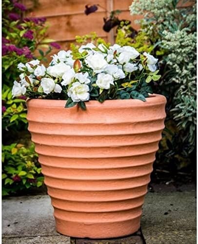 New Large Lightweight Ceramic Resin Moroccan Planter for Indoor/Outdoor ...