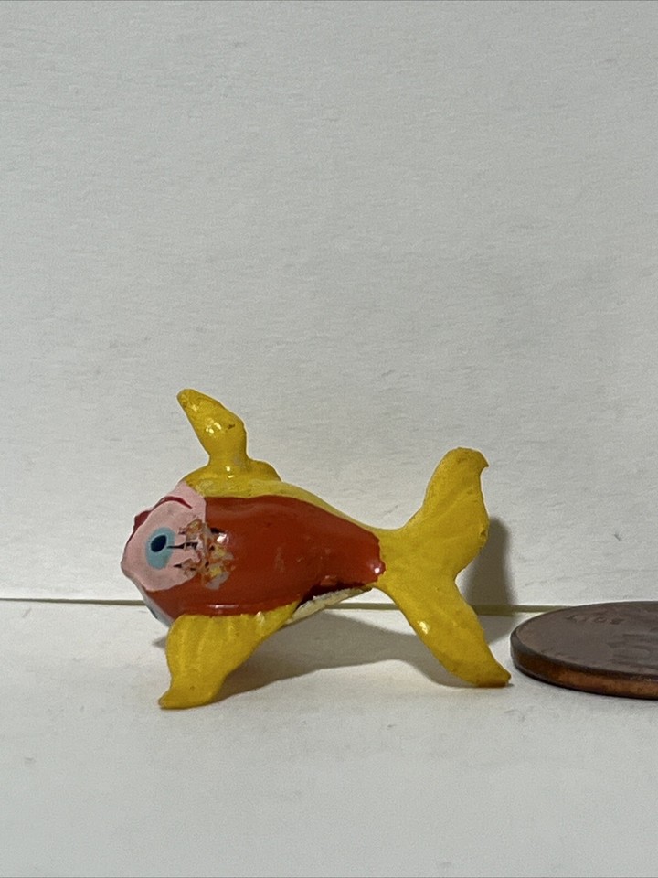 Marx Disneykins Cleo plastic figure Walt Disney Pinocchio goldfish ...