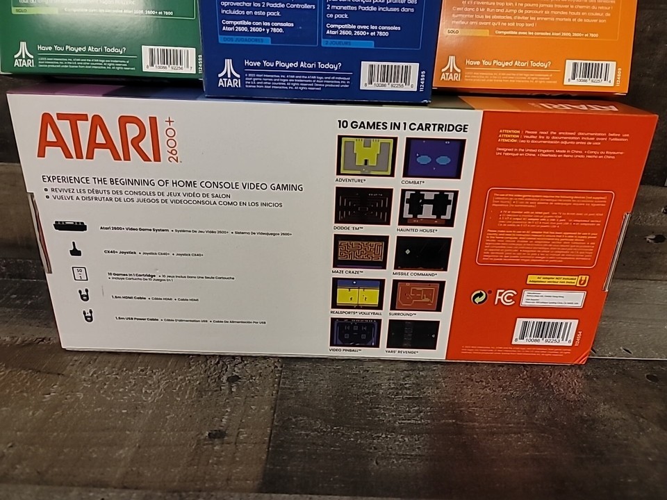 ATARI 2600+ HDMI Retro Game Console 2023 W/ 10 Games In One Plus 3 ...