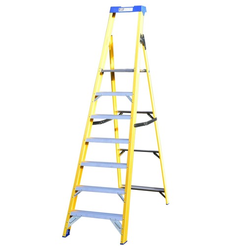 Fibreglass Step Ladder with Platform - EN131 Professional ...