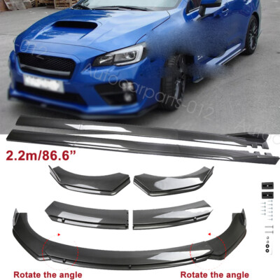 For Subaru Legacy Carbon Style Front Bumper Lip Splitter Body Kit Side ...