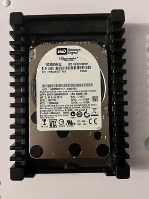 Western Digital VelociRaptor 250GB Internal 10000RPM 3.5" (WD2500HHTZ ...