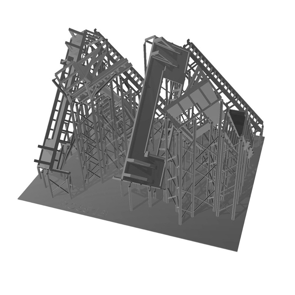 Outland Models Miniatures Fire Escape Stairs Set 1:87 HO Scale | eBay