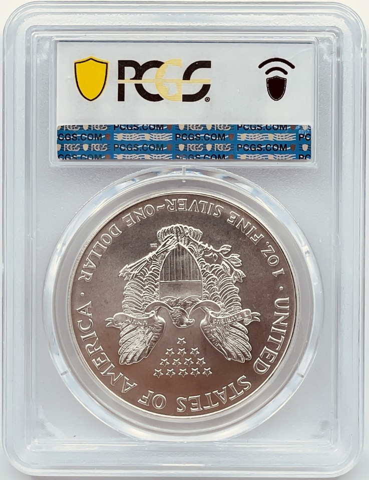 1996 SILVER EAGLE PCGS MS70 *Key Date* | eBay