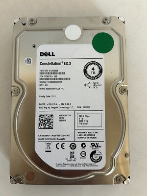Dell Constellation ES.3 3.5" 4TB SAS 6Gb/s Internal Hard Drive | eBay