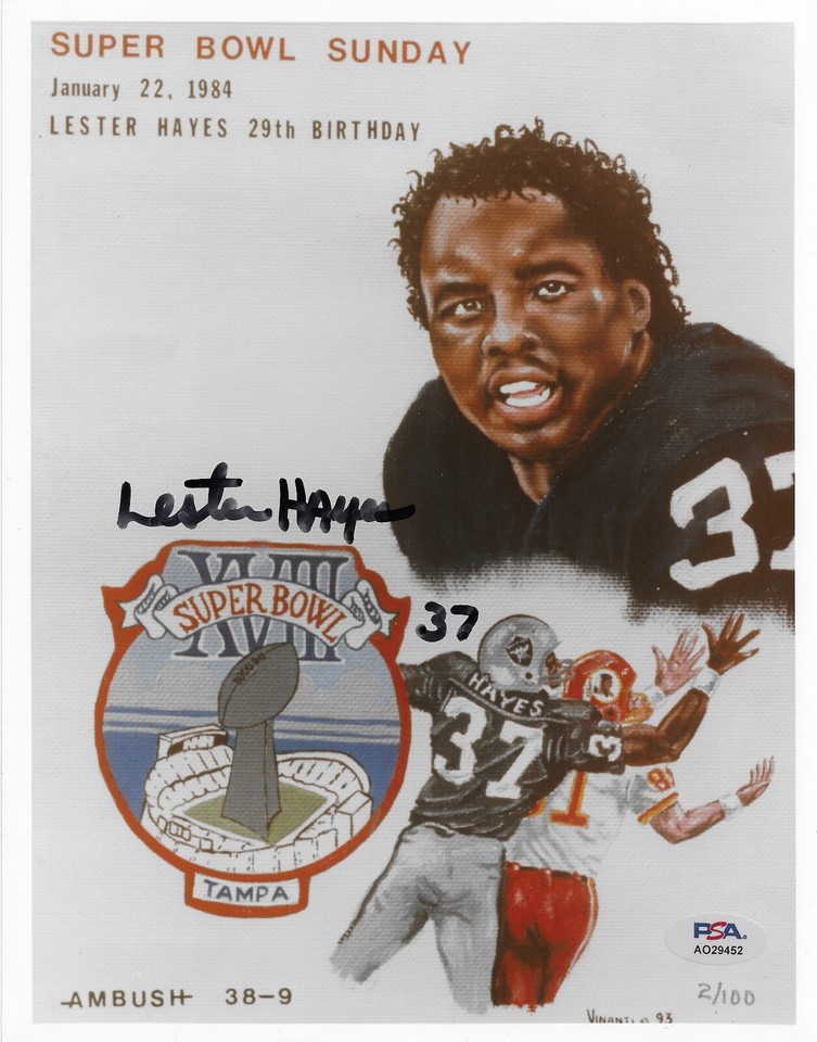 Lester Hayes Signed 8x10 Photo Autographed PSA/DNA Oakland Raiders | eBay