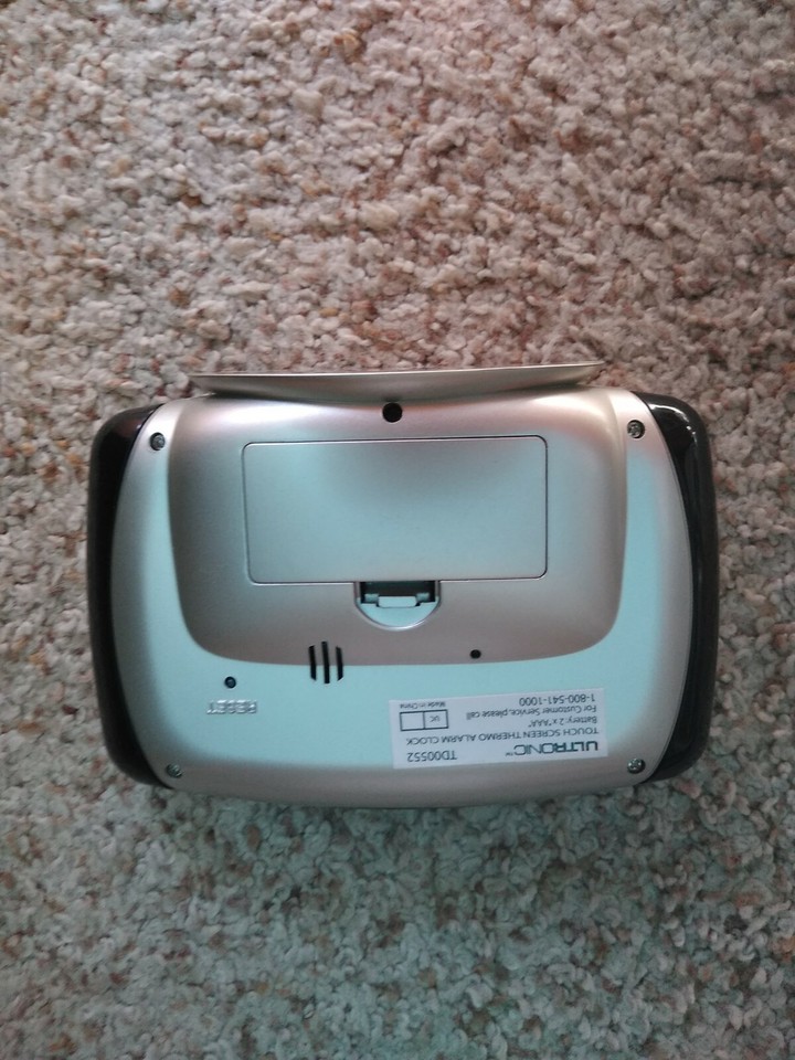 Ultronic Touch Screen Alarm Clock | eBay