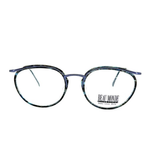 Beau Monde Eyeglasses Livingston ABL/DBL Blue Full Rim Frames 51[]18 ...