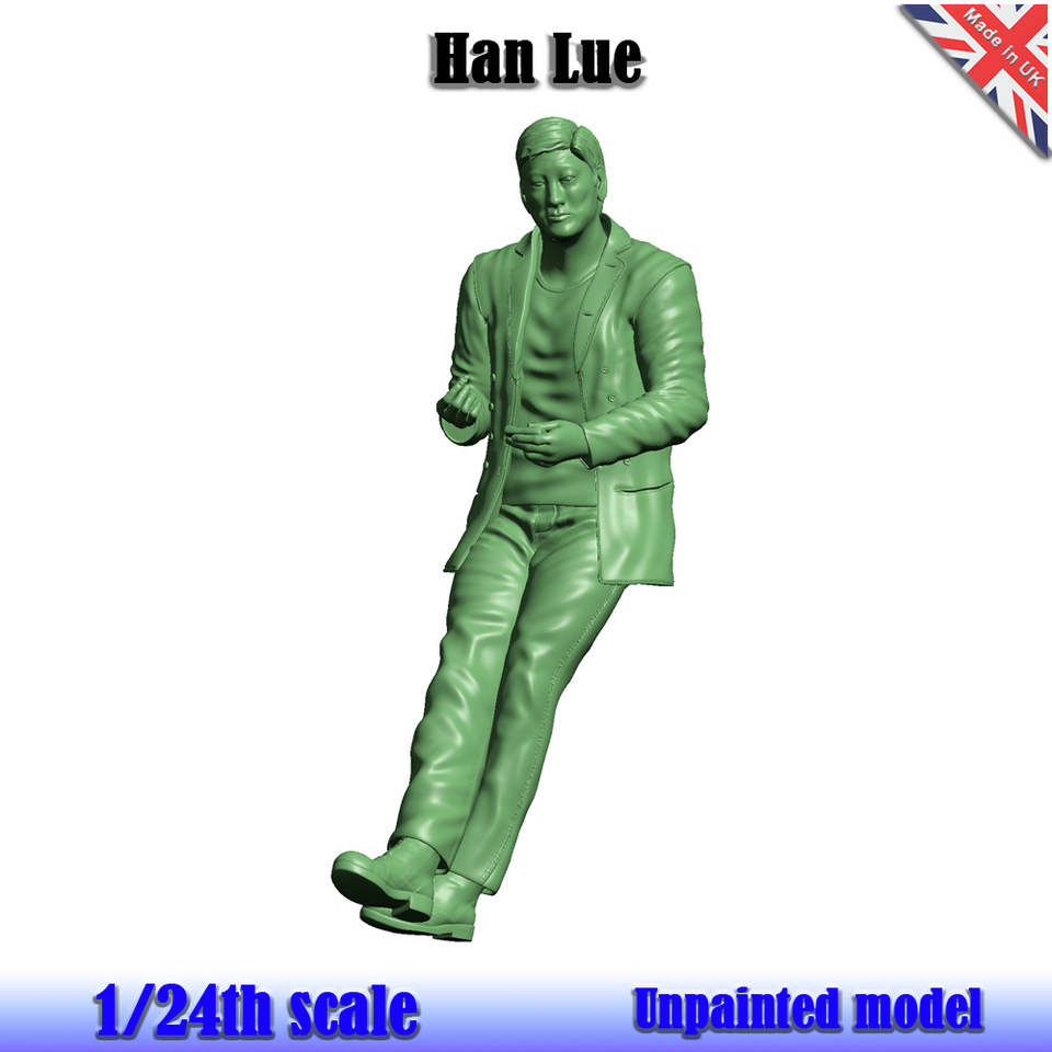 Han Lue Fast and Furious Unpainted Figure 1:24 Scale Wasp HL 24 | eBay