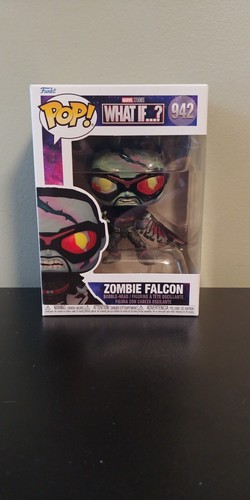 Funko Pop! Vinyl: Marvel: What If..?- Zombie Falcon #942 + PROTECTOR ...