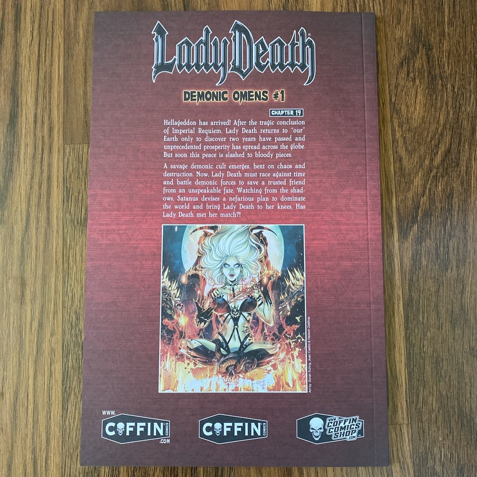 Lady Death: Demonic Omens #1 Vivacious Naughty Metallic Chase Edition ...