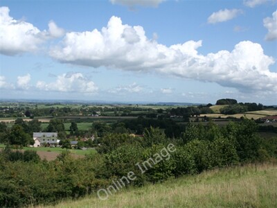 Photo 6x4 Stoke St Mary: towards Henlade Ash/ST2822 Looking north from ...