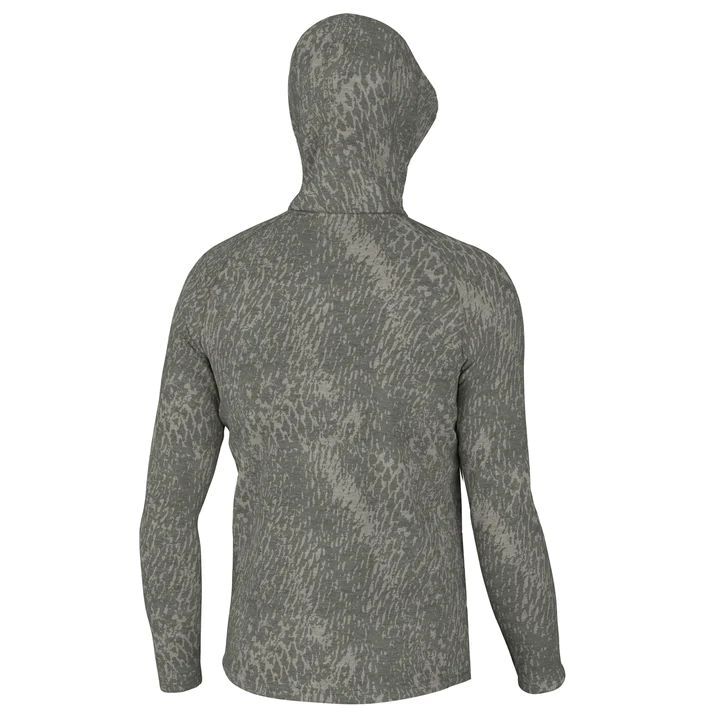 Huk Spot Tail Waypoint Hoodie Men's Tech Hoodie, Moss, Large | eBay