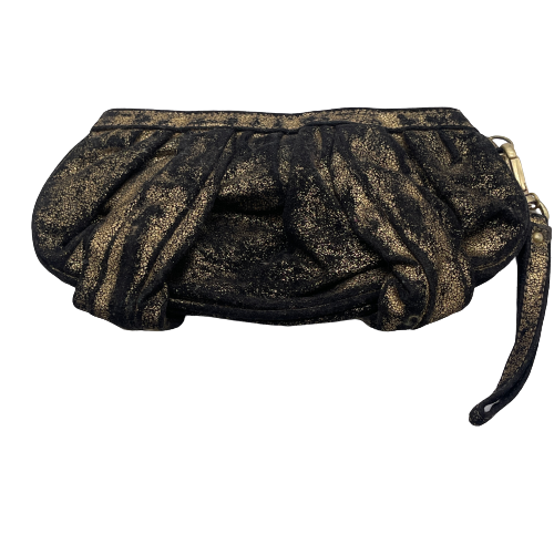 Botkier for Target Shimmer Gold Black Clutch Wristlet Wallet Mini Purse ...