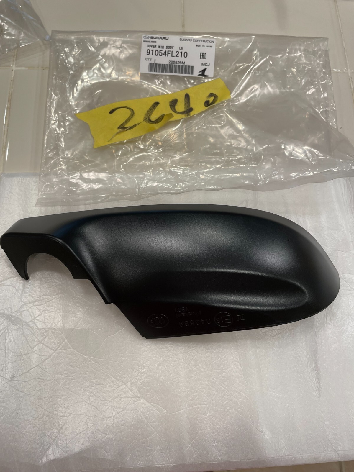 NEW OEM Subaru Cover Mirror body LH PN: 91054FL210 for $35 | eBay