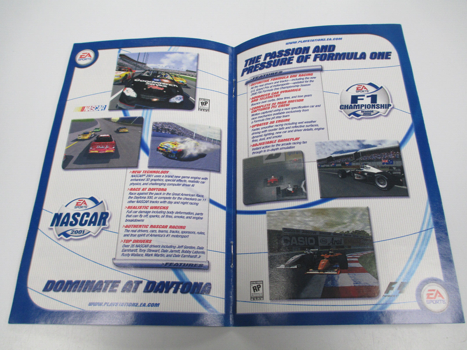 EA Sports Sony Playstation 2 Product Catalog Manual PS2 Manual EA Games ...