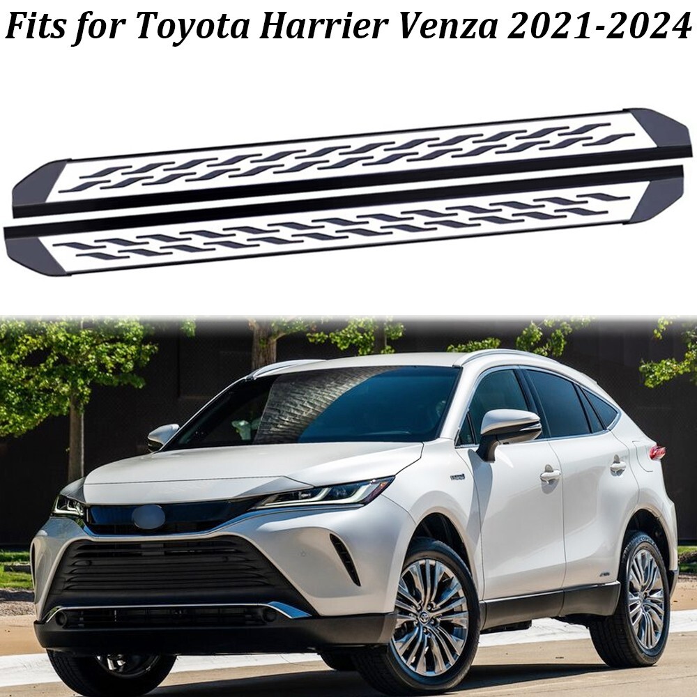 Running Board Side Step Fits for Toyota Harrier Venza 2021-2024 Pedal ...