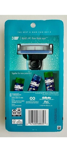 NEW! Lot Of 2! Gillette Mach 3 - Razor and 12 Refill Cartridges with 3 ...